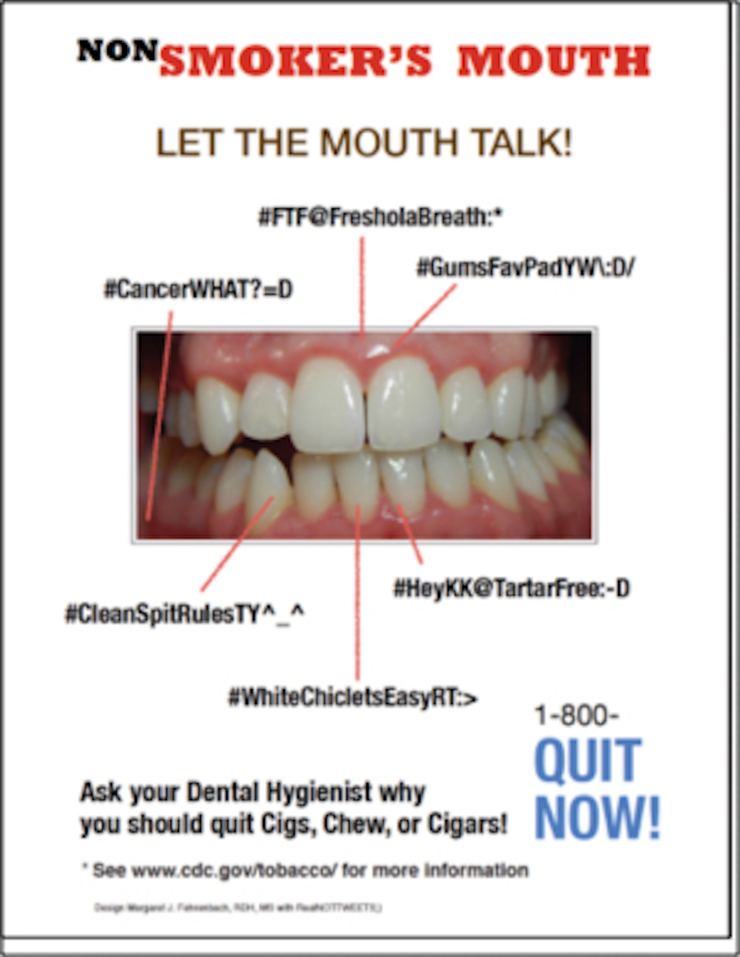 Tobacco cessation posters for dental hygienists | Registered Dental ...
