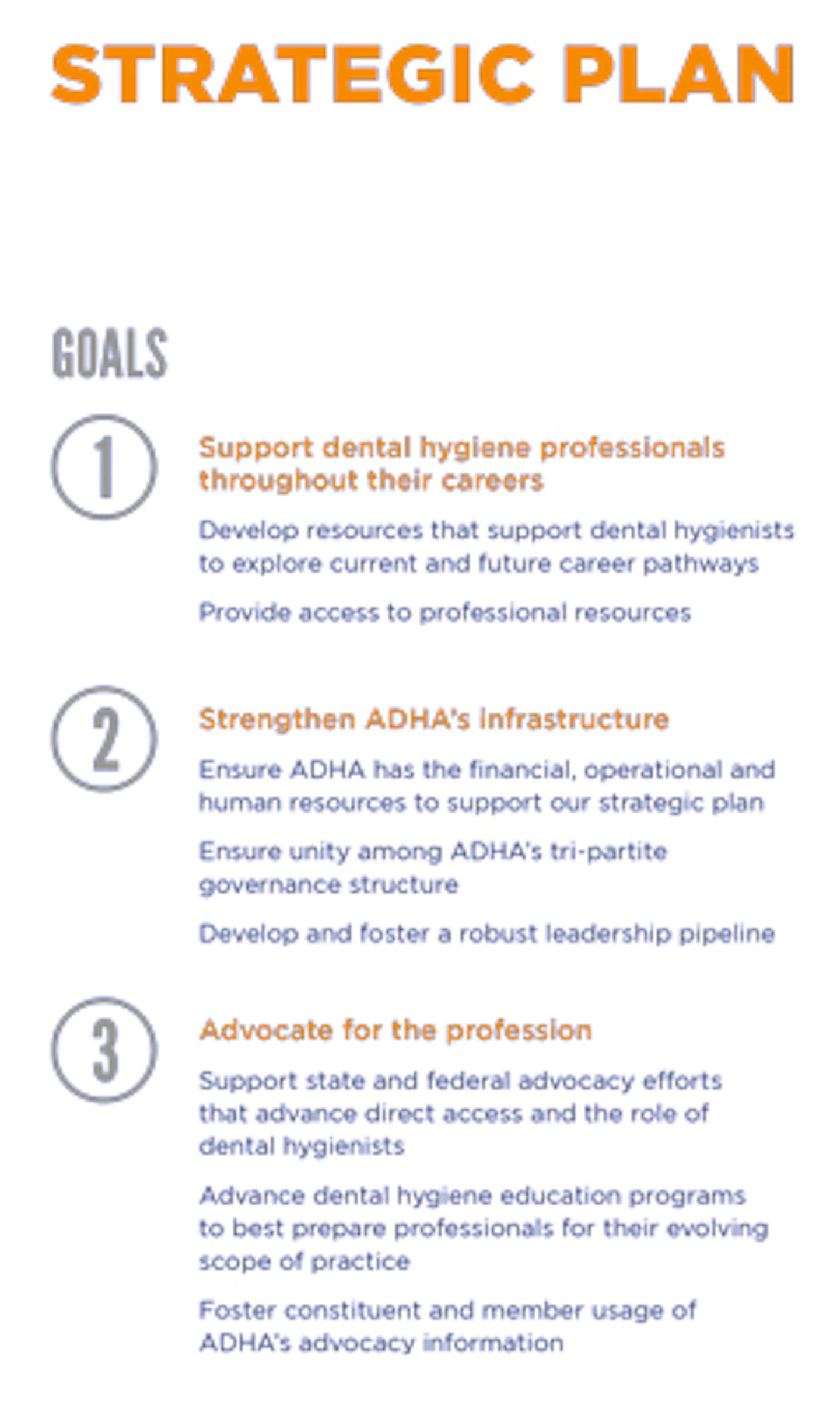 ADHA updates strategic plan | Registered Dental Hygienist (RDH) Magazine