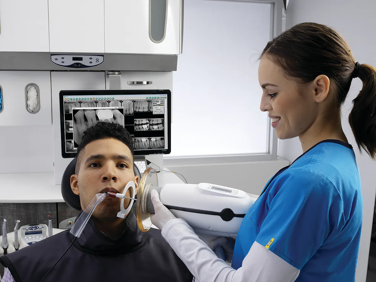Handheld vs. conventional wall-mounted x-ray units | Registered Dental ...