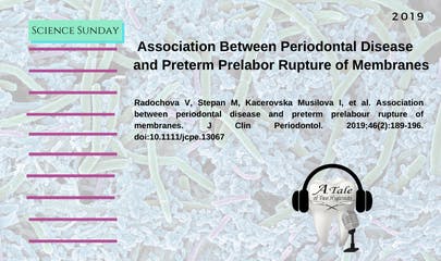 Association Between Periodontal Disease and Preterm Prelabor Rupture of ...